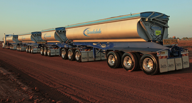 Bruce Rock delivers new quad road train in WA - Trailer Magazine