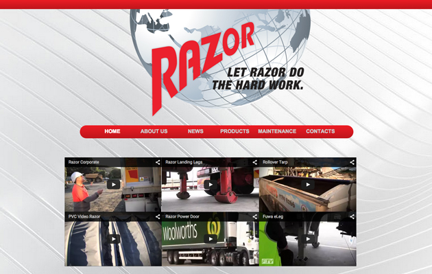 Razor launches new website - Trailer Magazine