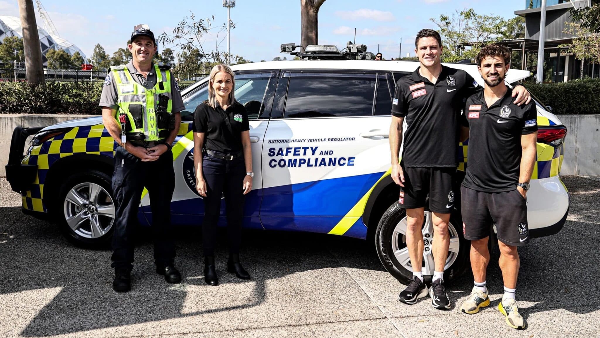 NHVR partners with Collingwood Football Club for heavy vehicle safety ...