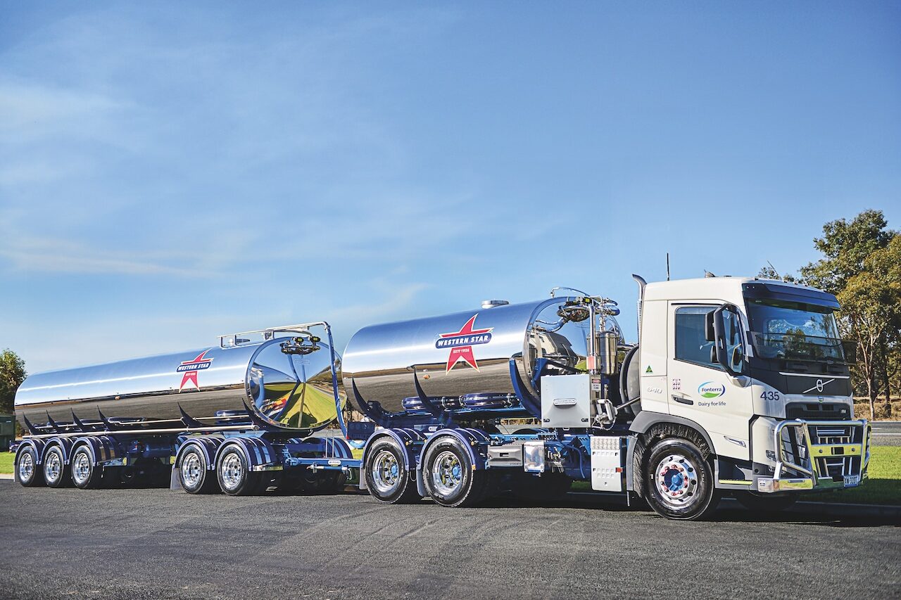 Fonterra deploys Byford PBS rigid tanker and dog - Trailer Magazine